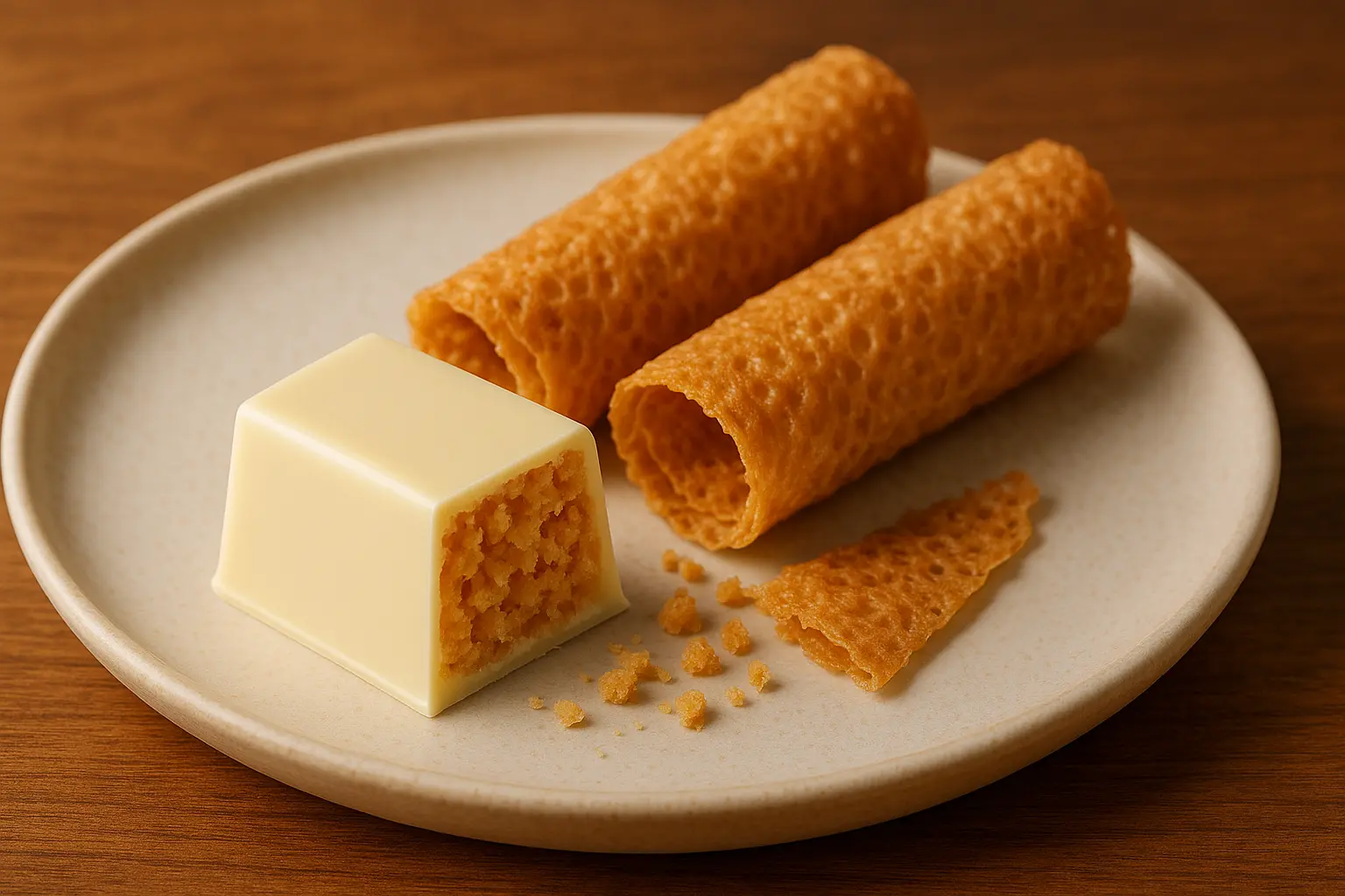 Croustillant Chocolat Blanc Crãªpe Dentelle